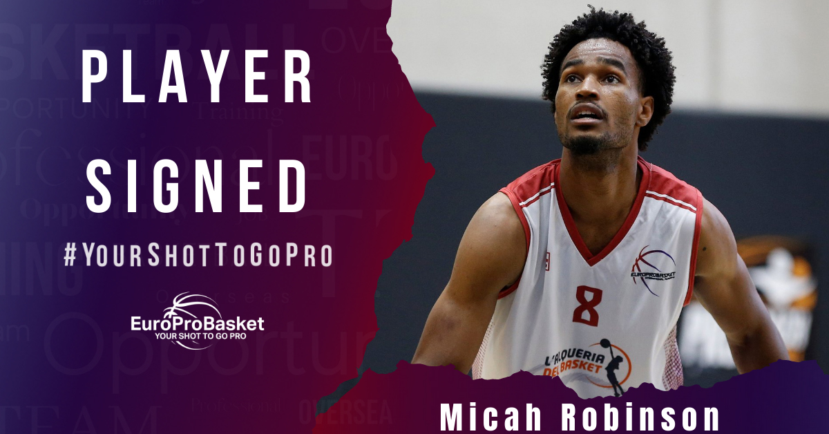 Micah Robinson | Player Signed | EuroProBasket