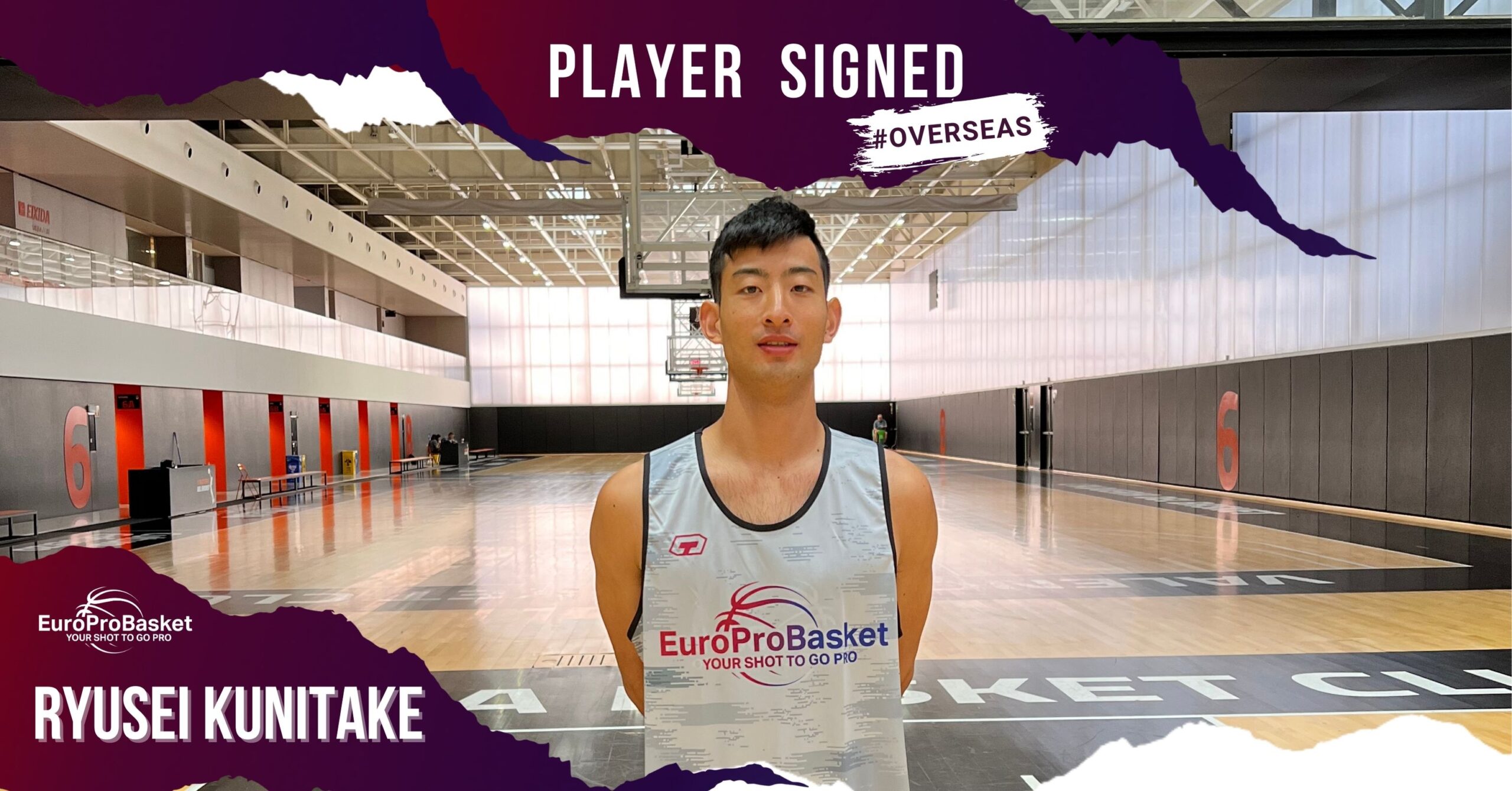 Ryusei Kunitake | Player Signed | Spain | EuroProBasket