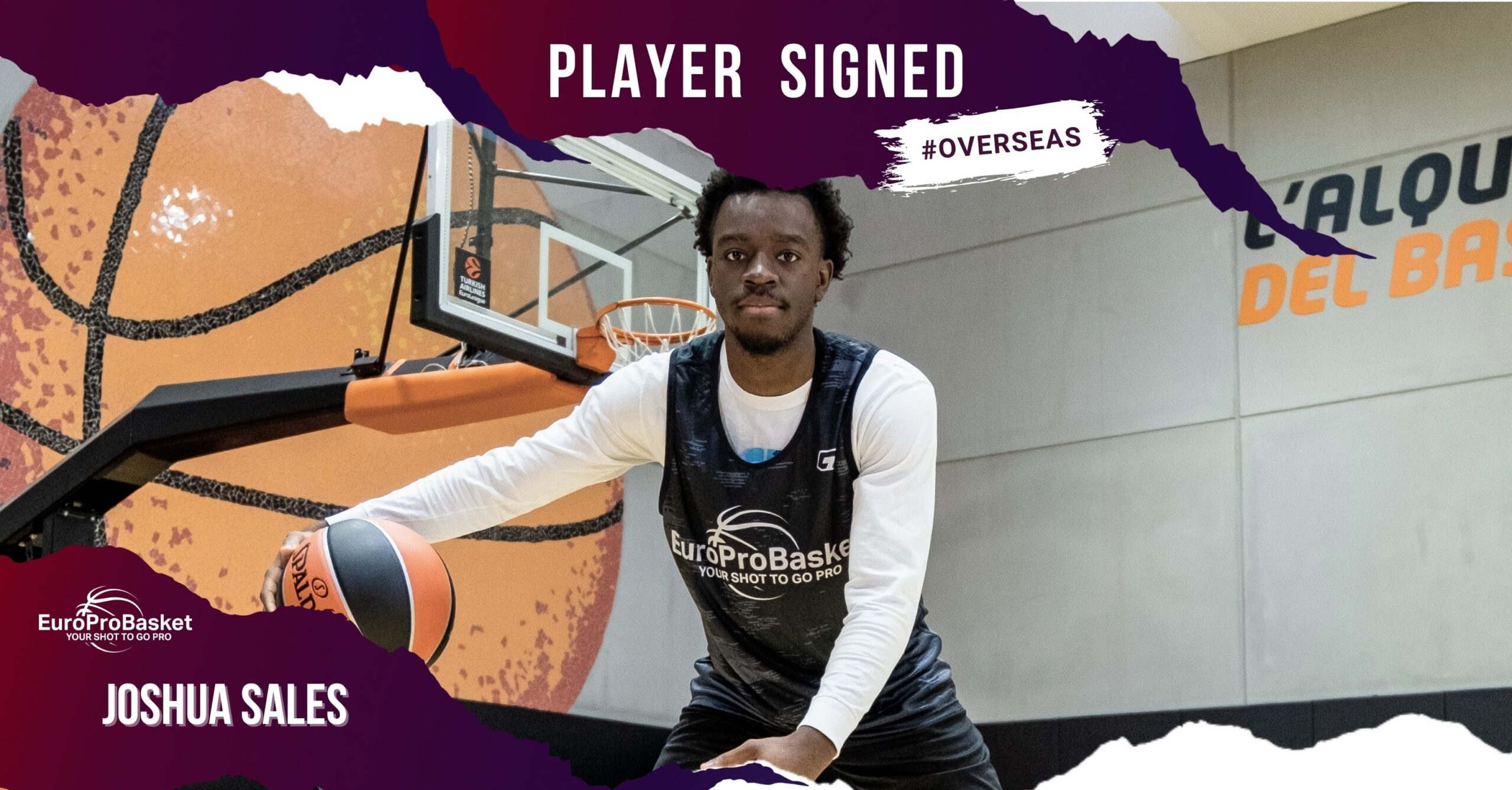 Joshua Sales | Player Signed | Tenerife, Spain | EuroProBasket